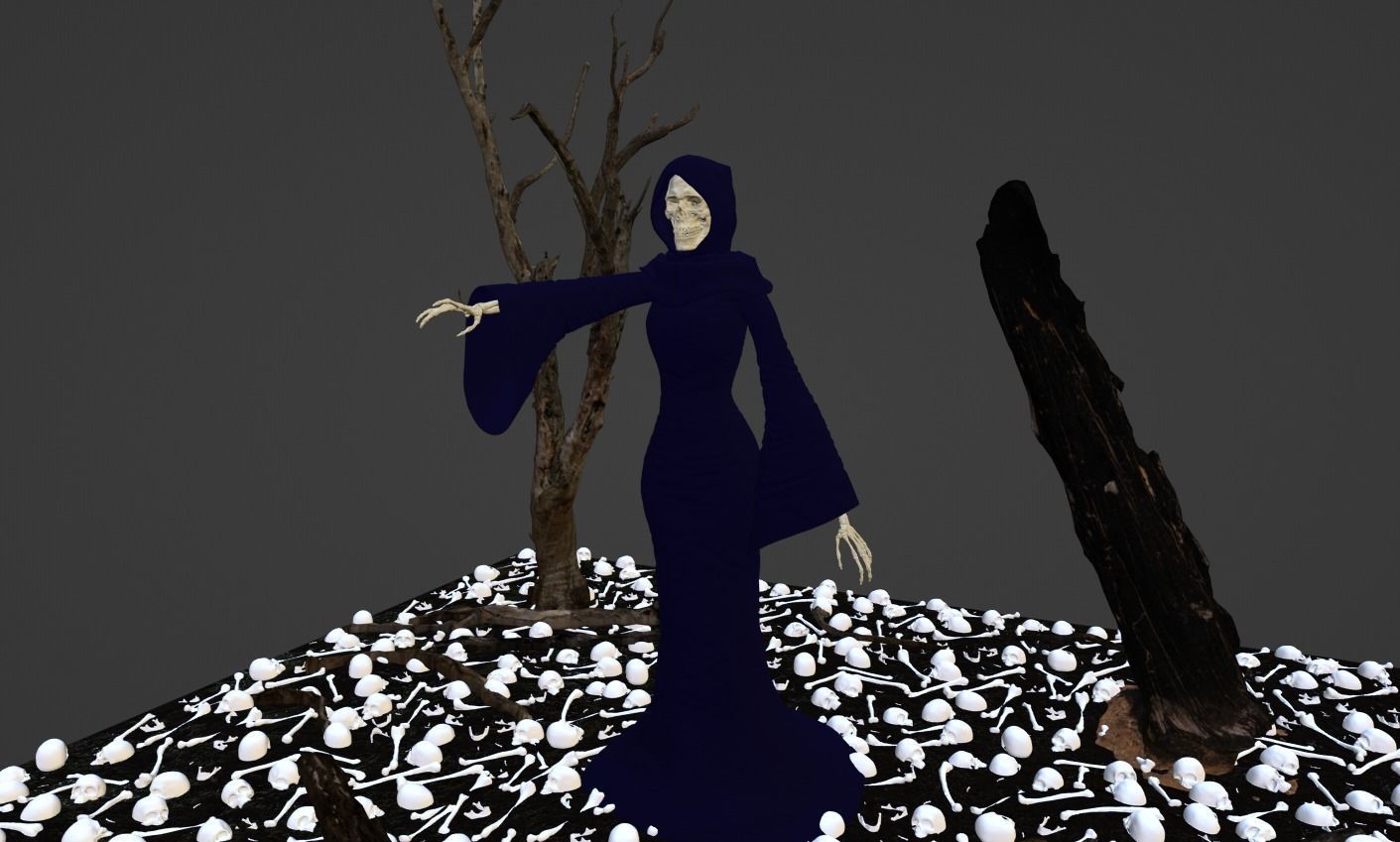 3D model Mistress Death - Marvel Cosmic Entity 3D Model VR / AR / low ...