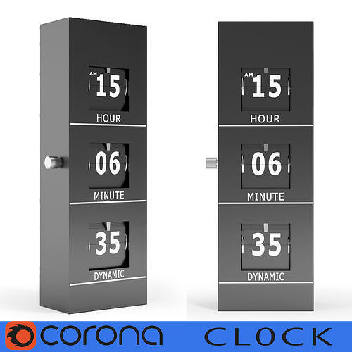 Clock corona - corona 3D model | CGTrader