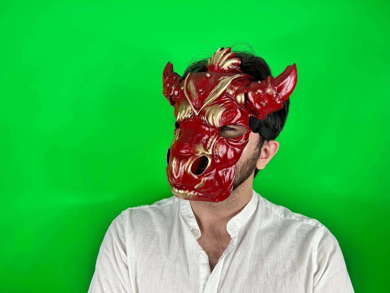 Cosplay Bull Face Mask - Angry Bull Mask 3D model 3D printable | CGTrader