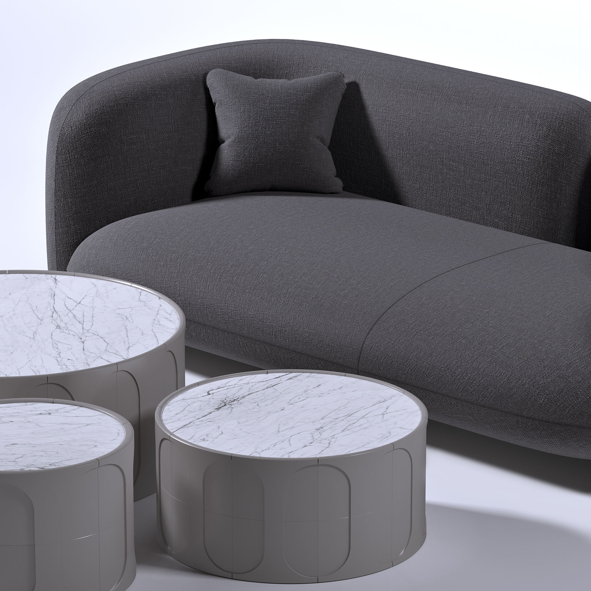 Freeform Sofa 3D model | CGTrader