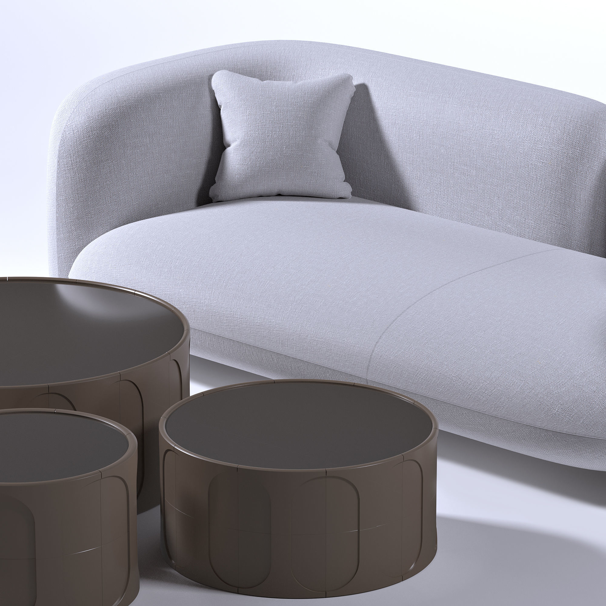 Freeform Sofa 3D model | CGTrader