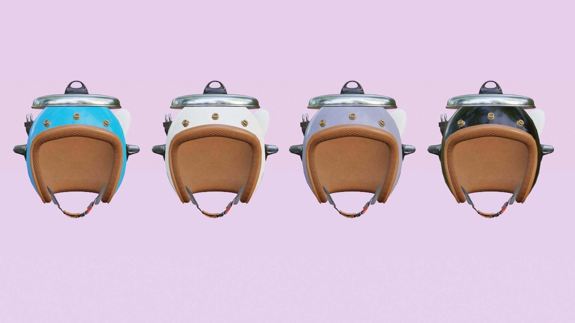 3D model rice cooker helmet 3d model VR / AR / low-poly | CGTrader
