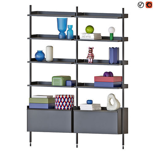 Hay Pier System 132 3D model | CGTrader