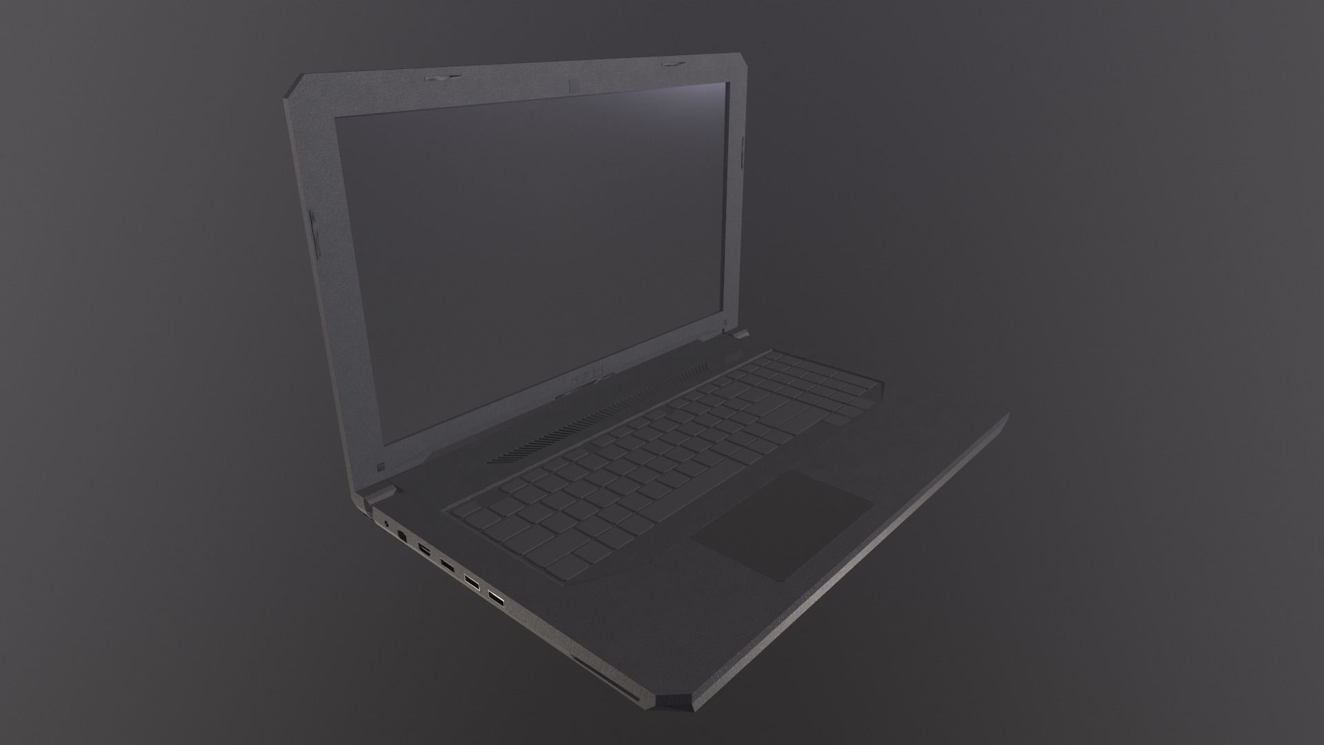 LAPTOP Asus TUF gaming free 3D model rigged | CGTrader