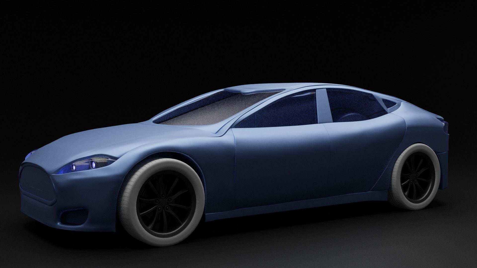 Tesla Car free 3D model | CGTrader