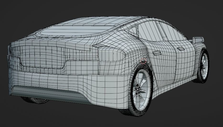 Tesla Car free 3D model | CGTrader