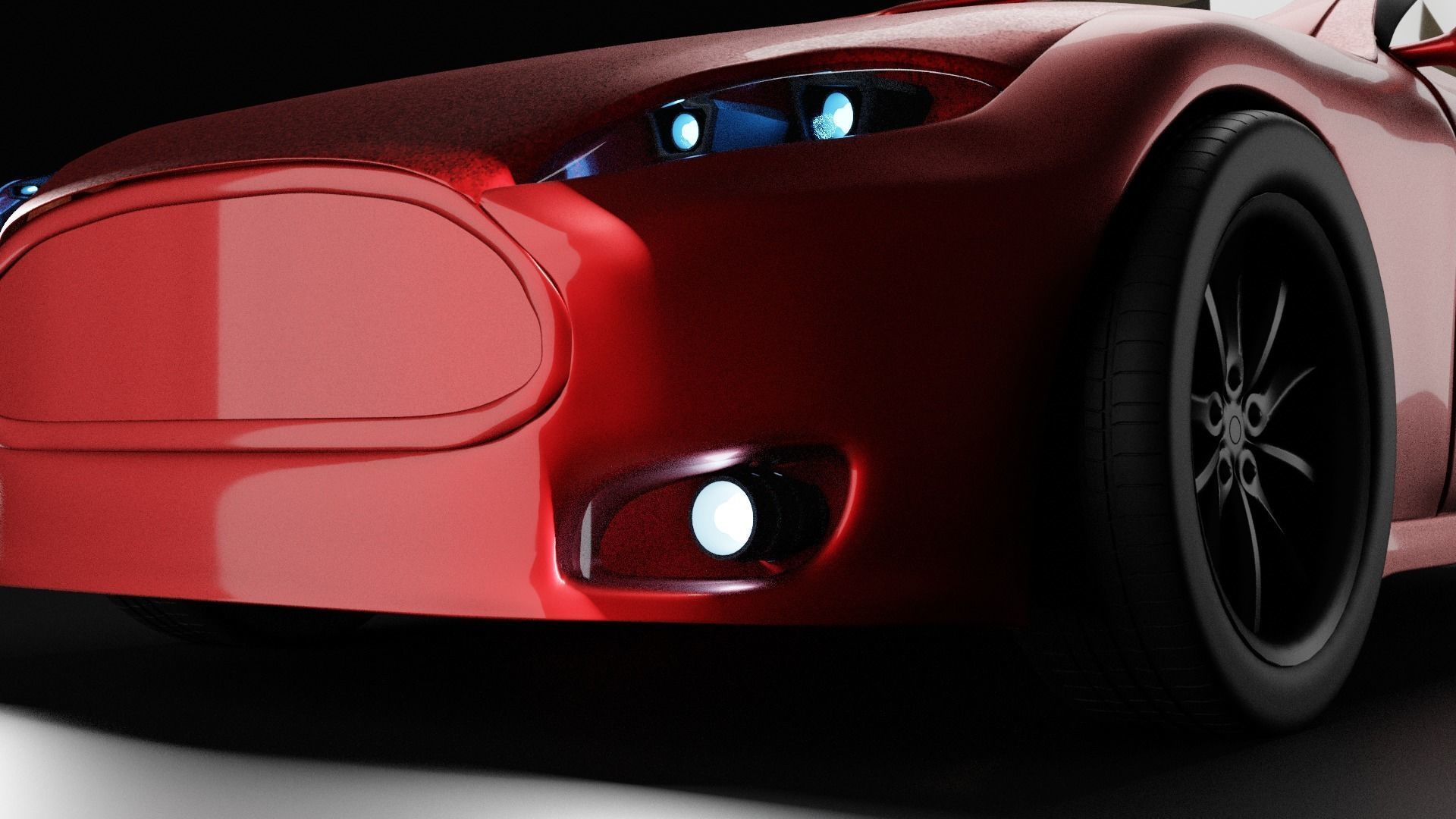 Tesla Car free 3D model | CGTrader