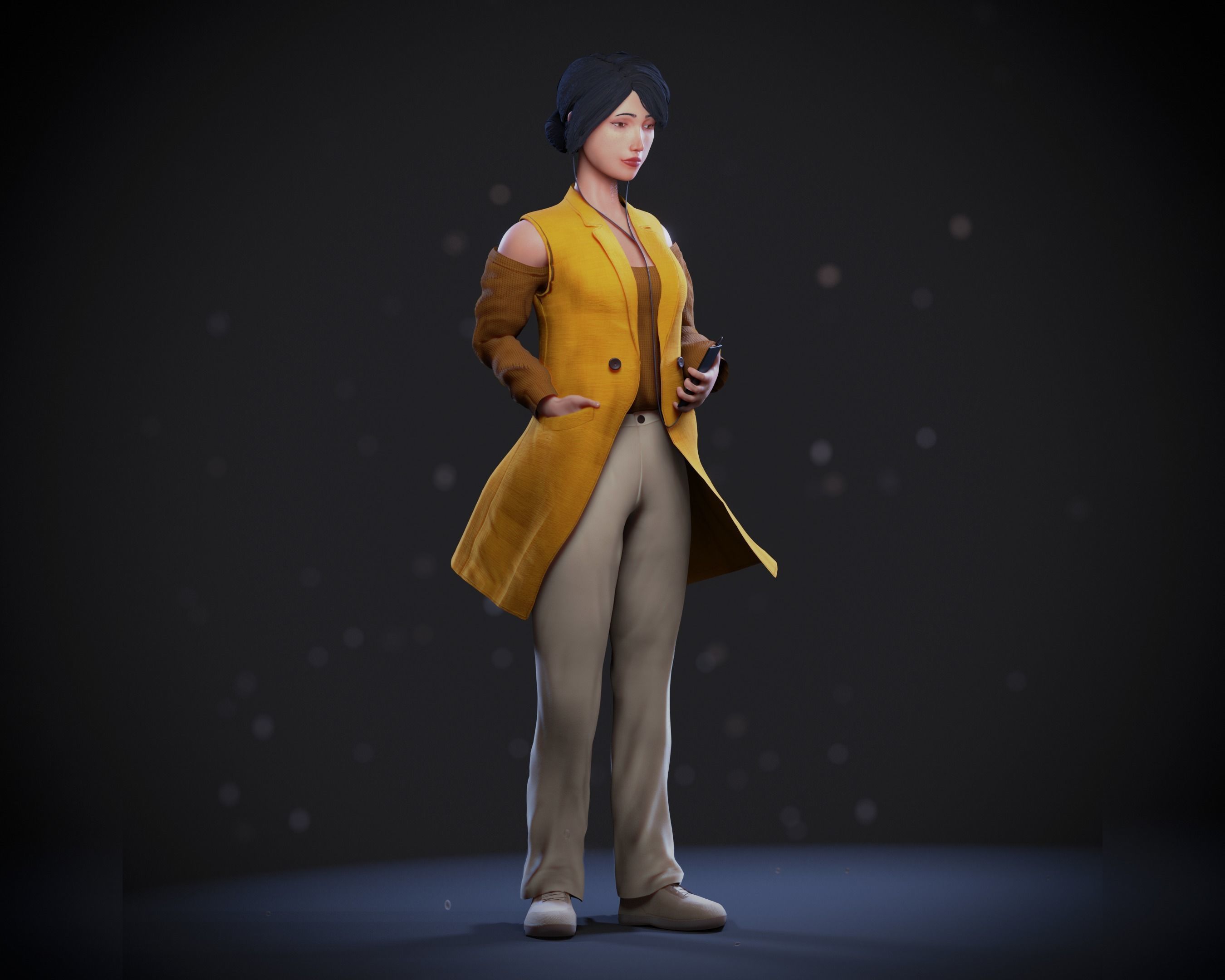stylized character free VR / AR / low-poly 3D model rigged | CGTrader