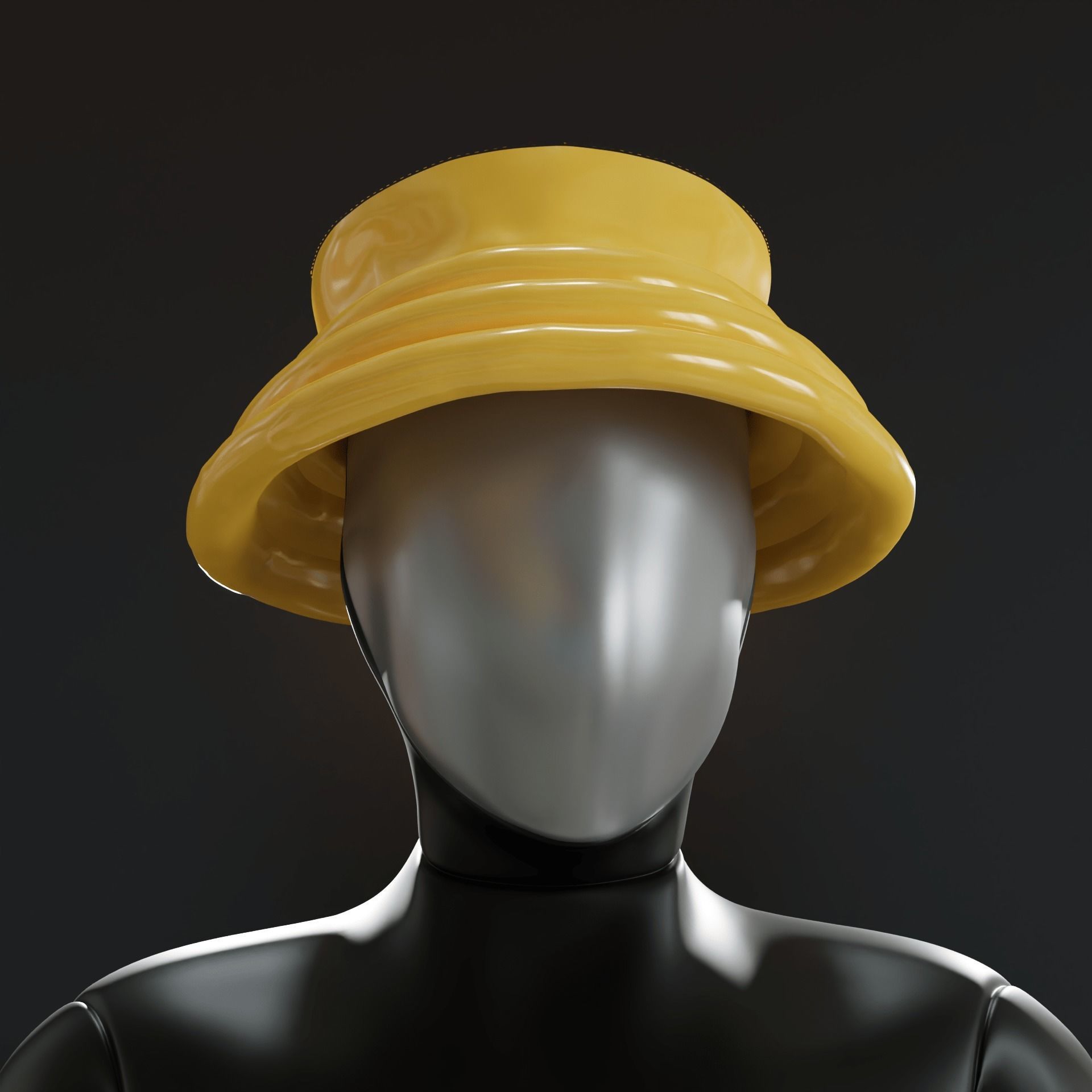 3D model Bucket Hat VR / AR / low-poly | CGTrader