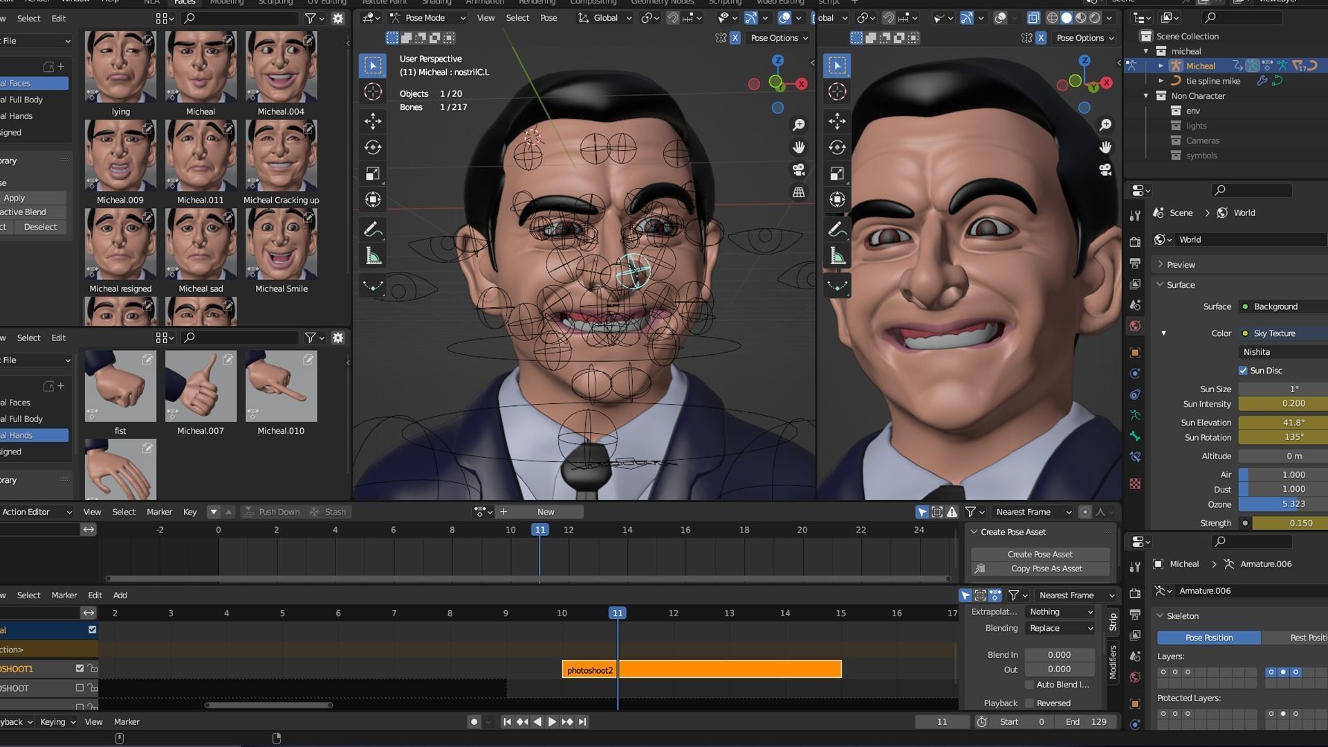 3D model Michael Scott Caricature Rig VR / AR / low-poly | CGTrader
