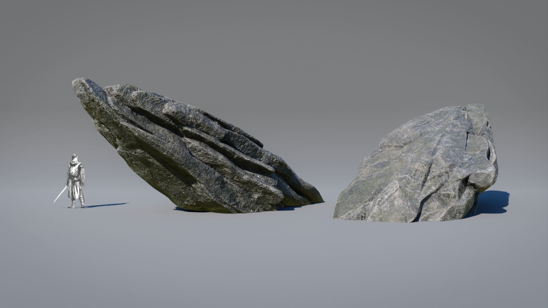 3D model Rocks - 3D models PBR Pack Low-polygonal 3D model VR AR VR ...