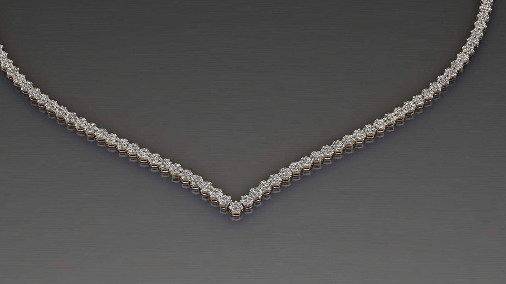 Necklace Diamond Jewelry 3D model | CGTrader