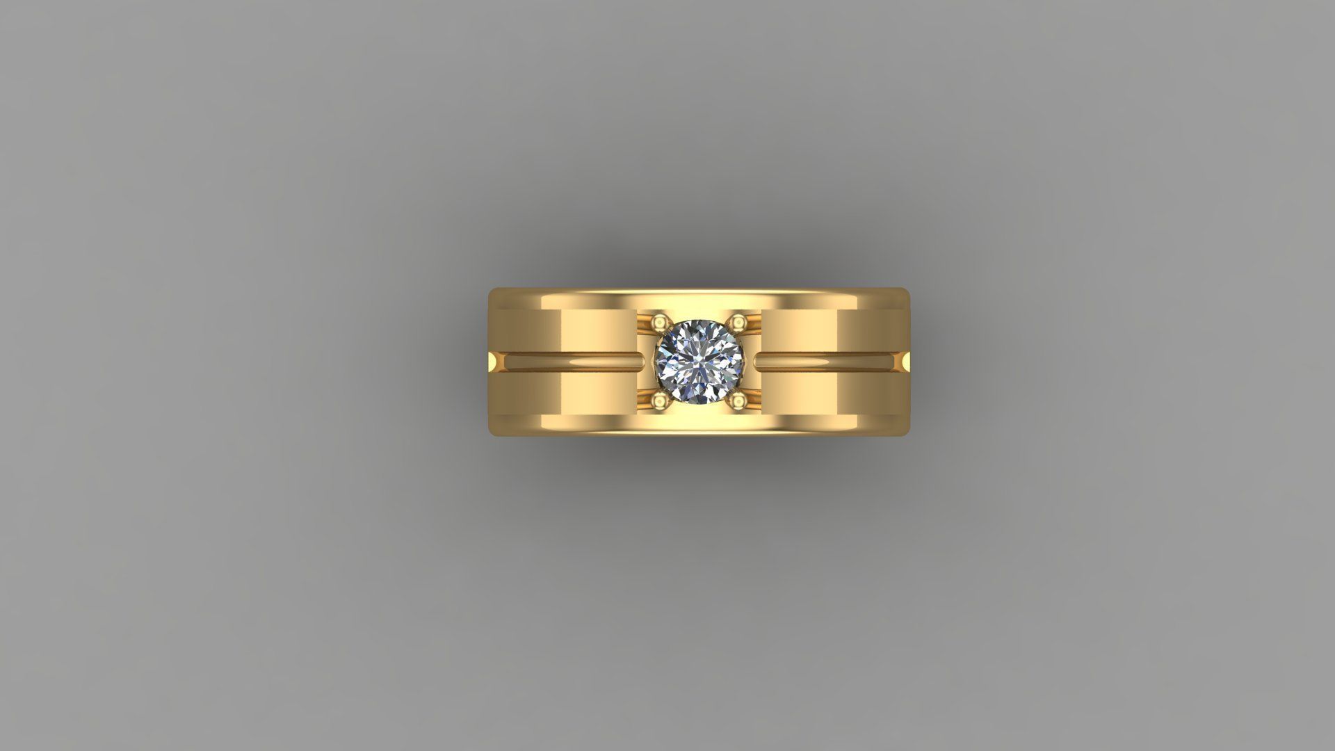 wedding men ring 3D model | CGTrader