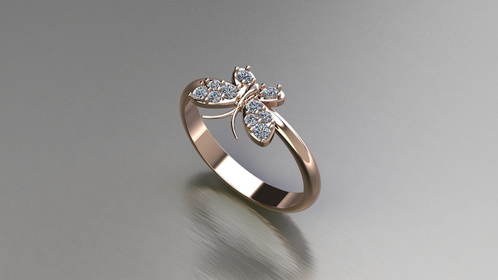 Solitair Ring Diamond Ring Cad File 3d 3D model | CGTrader