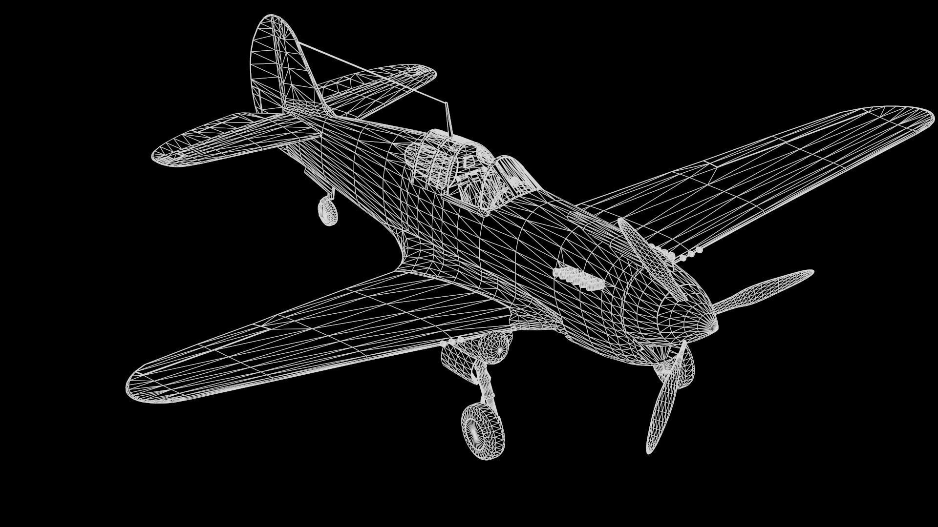 P40 WARHAWK 3D model | CGTrader