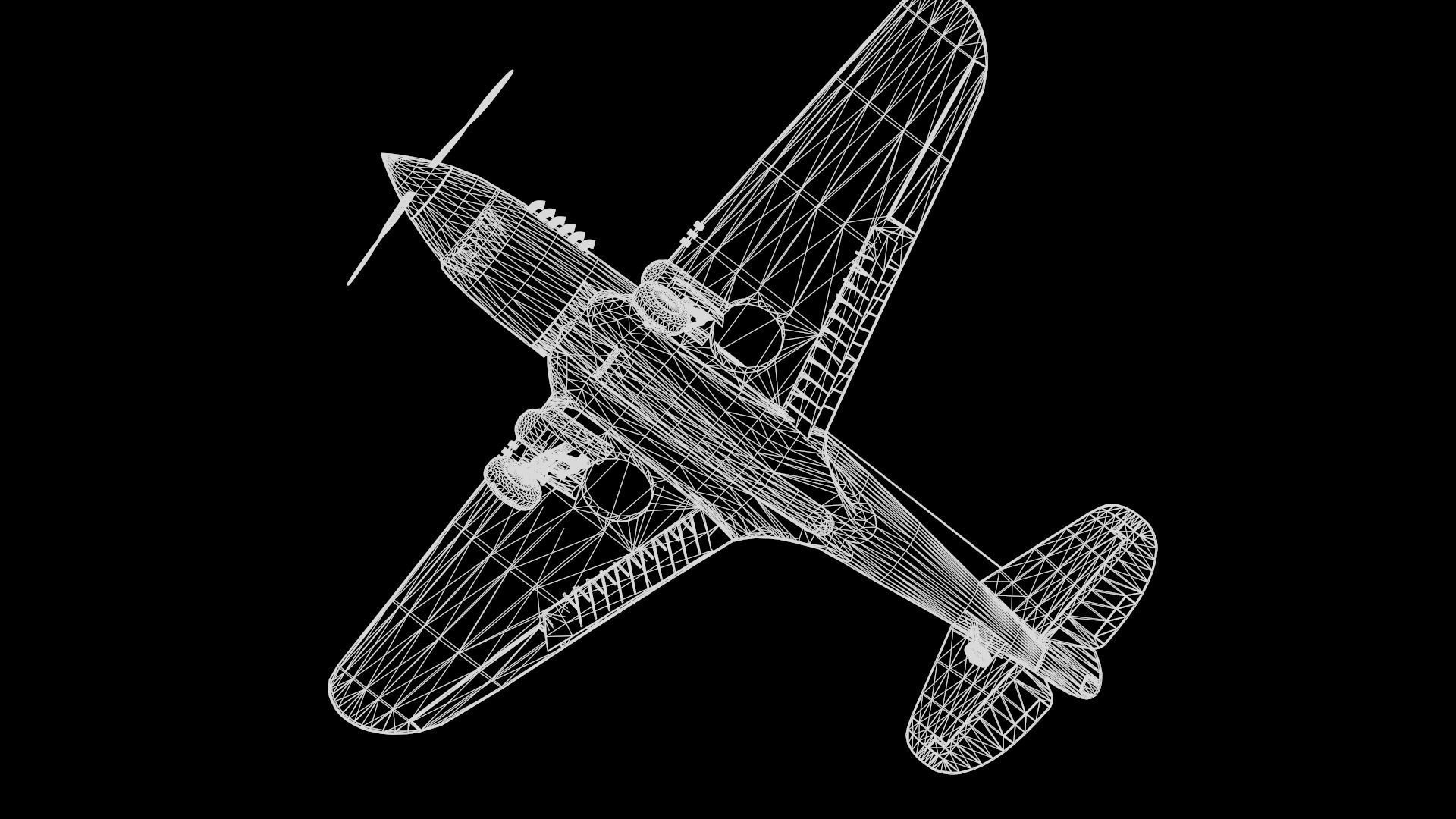 P40 WARHAWK 3D model | CGTrader