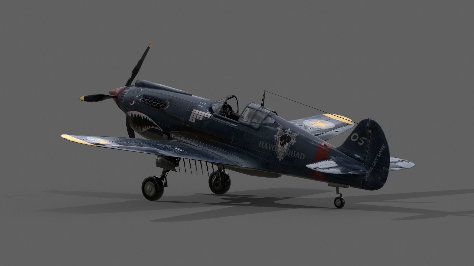 P40 WARHAWK 3D model | CGTrader