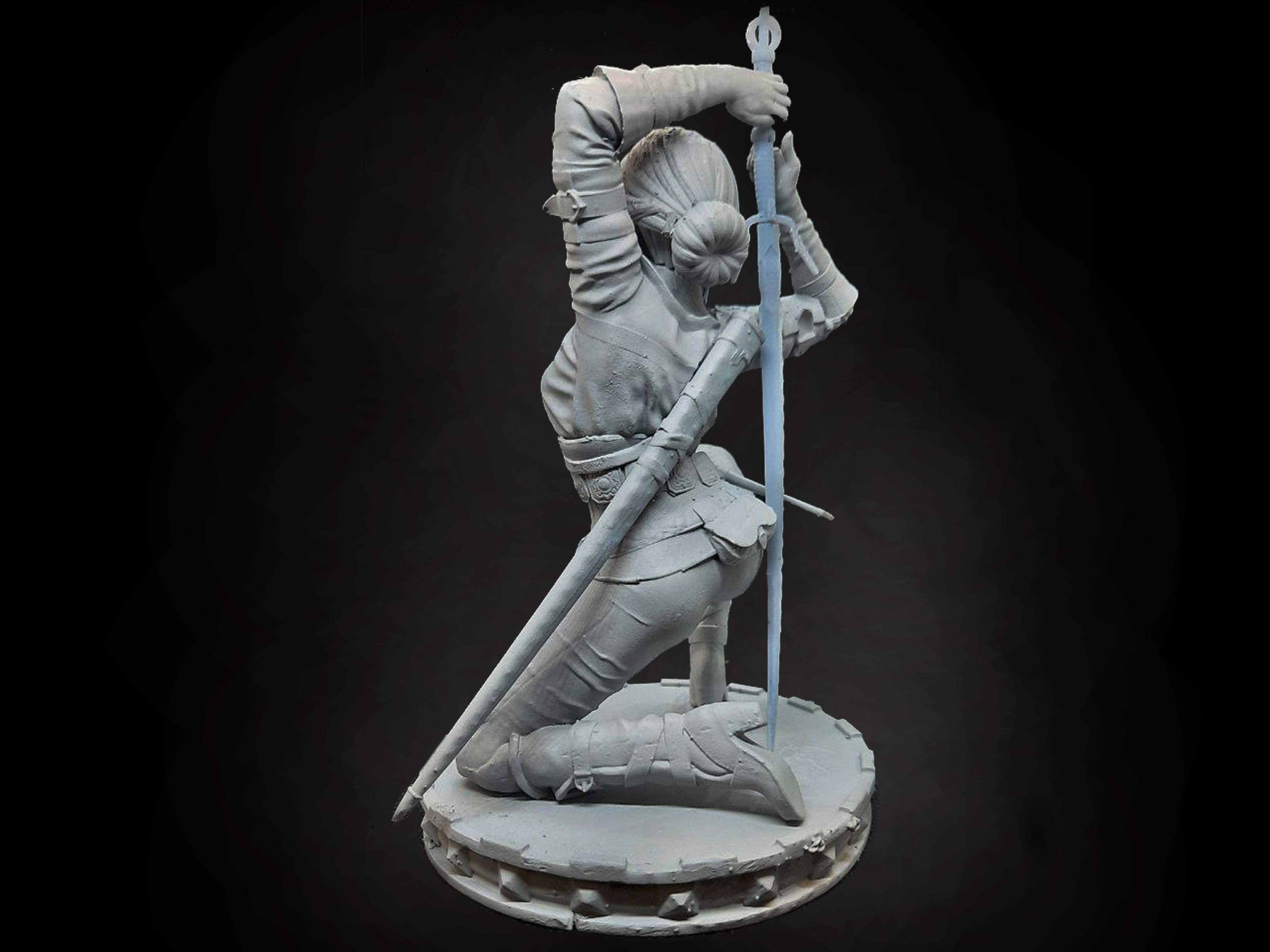 Ciri The Witcher 3D model 3D printable | CGTrader