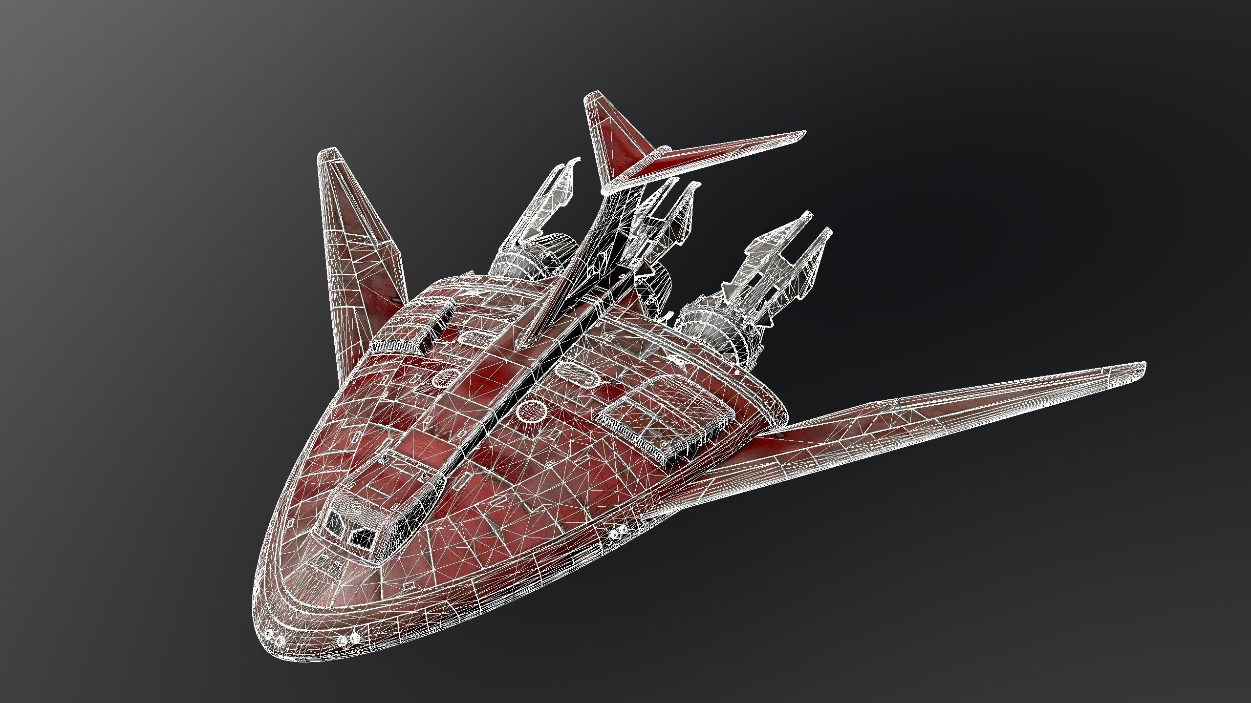12B5-Atmospheric-Shuttle spaceship 3D model | CGTrader