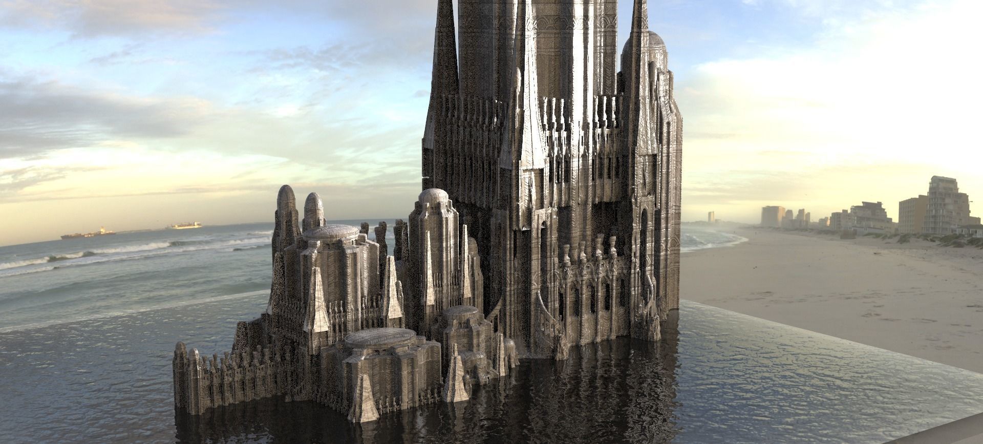 Dishonoured fortress 3 3D model | CGTrader