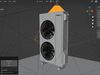 two heat pumps 3D model | CGTrader