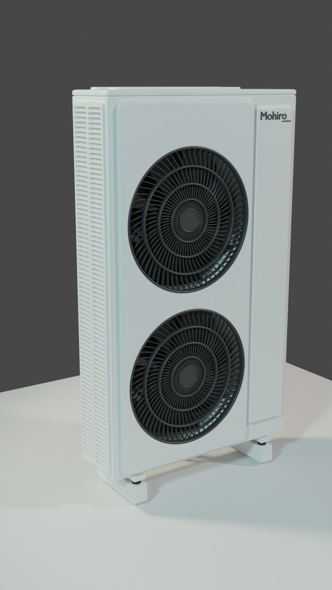 two heat pumps 3D model | CGTrader