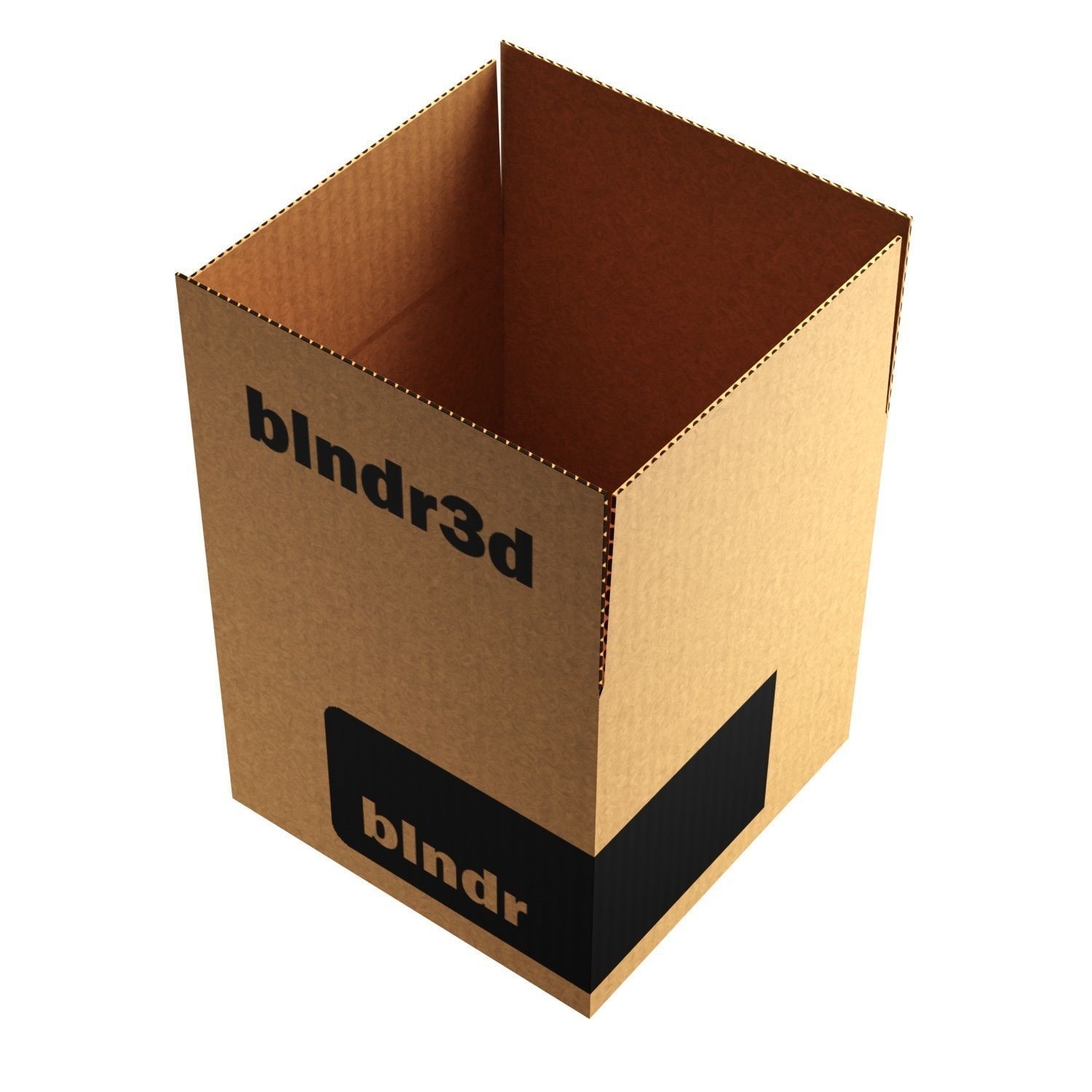3D model Cardboard Box VR / AR / low-poly | CGTrader