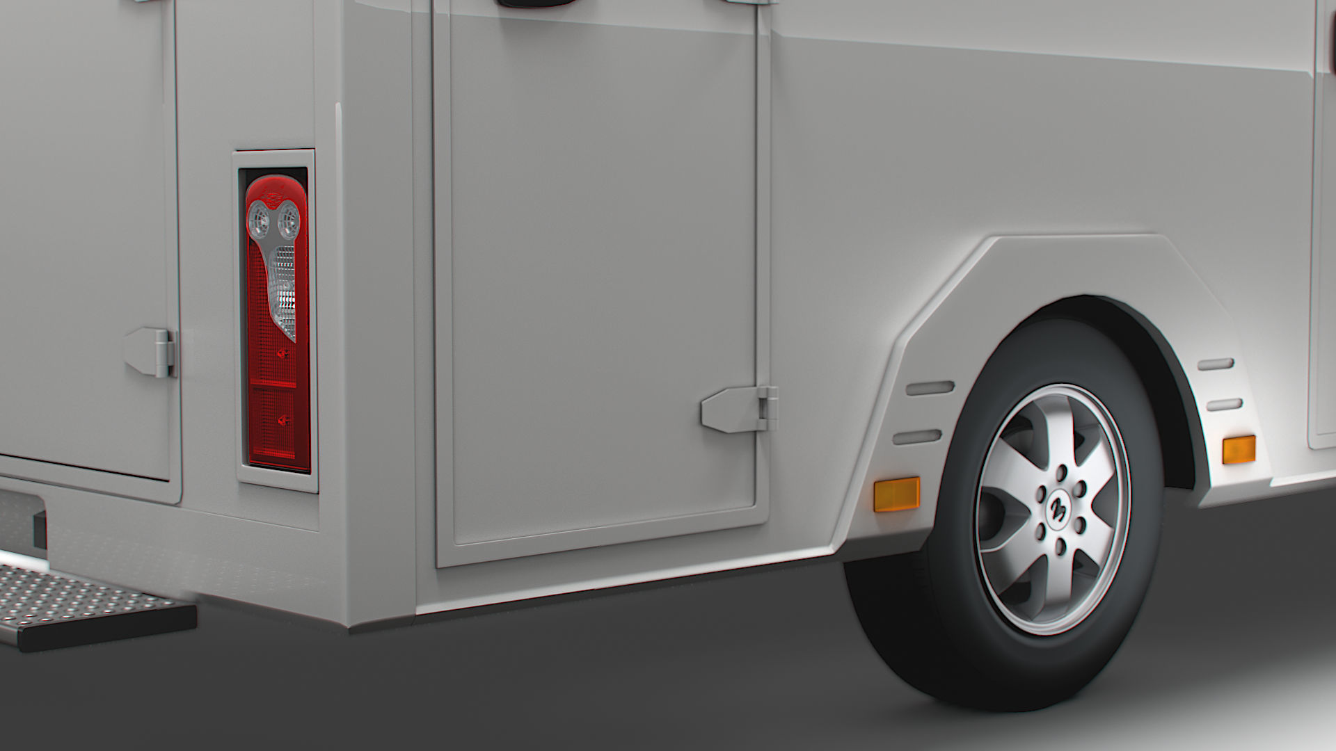 Freightliner Sprinter Box Ambulance 2008 3D model | CGTrader