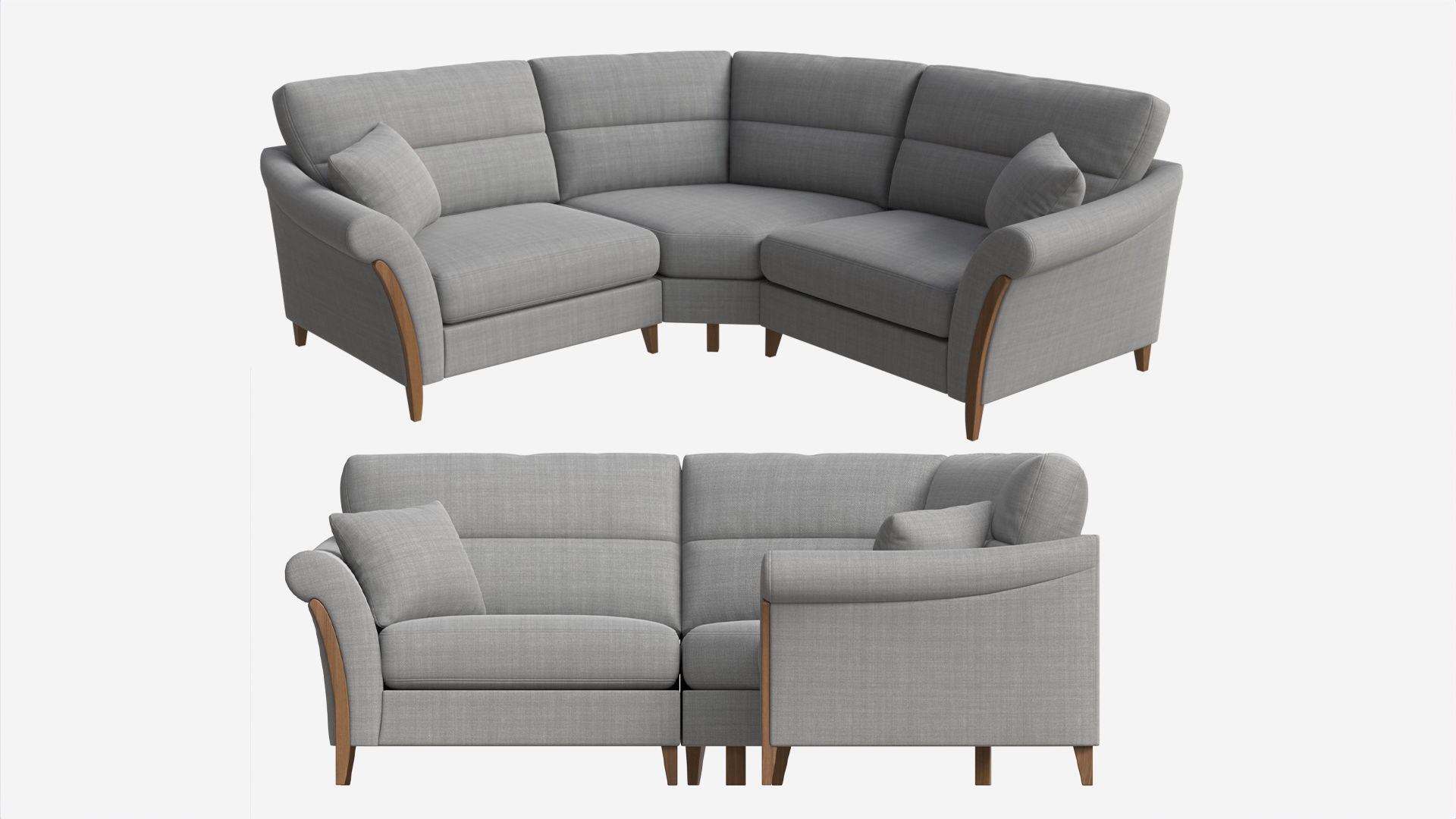 Module Corner Sofa Ercol Trieste 01 3D model | CGTrader