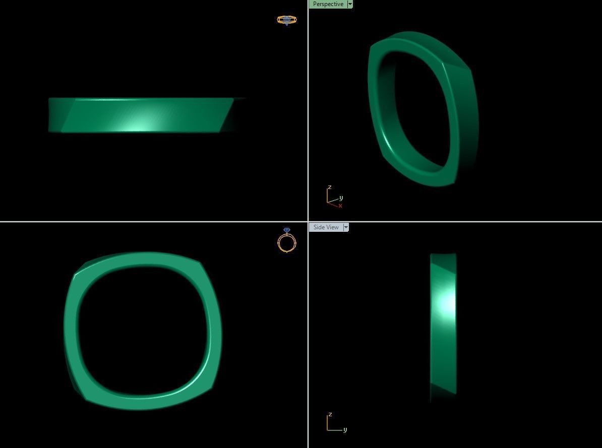 mobius ring 3D model 3D printable | CGTrader