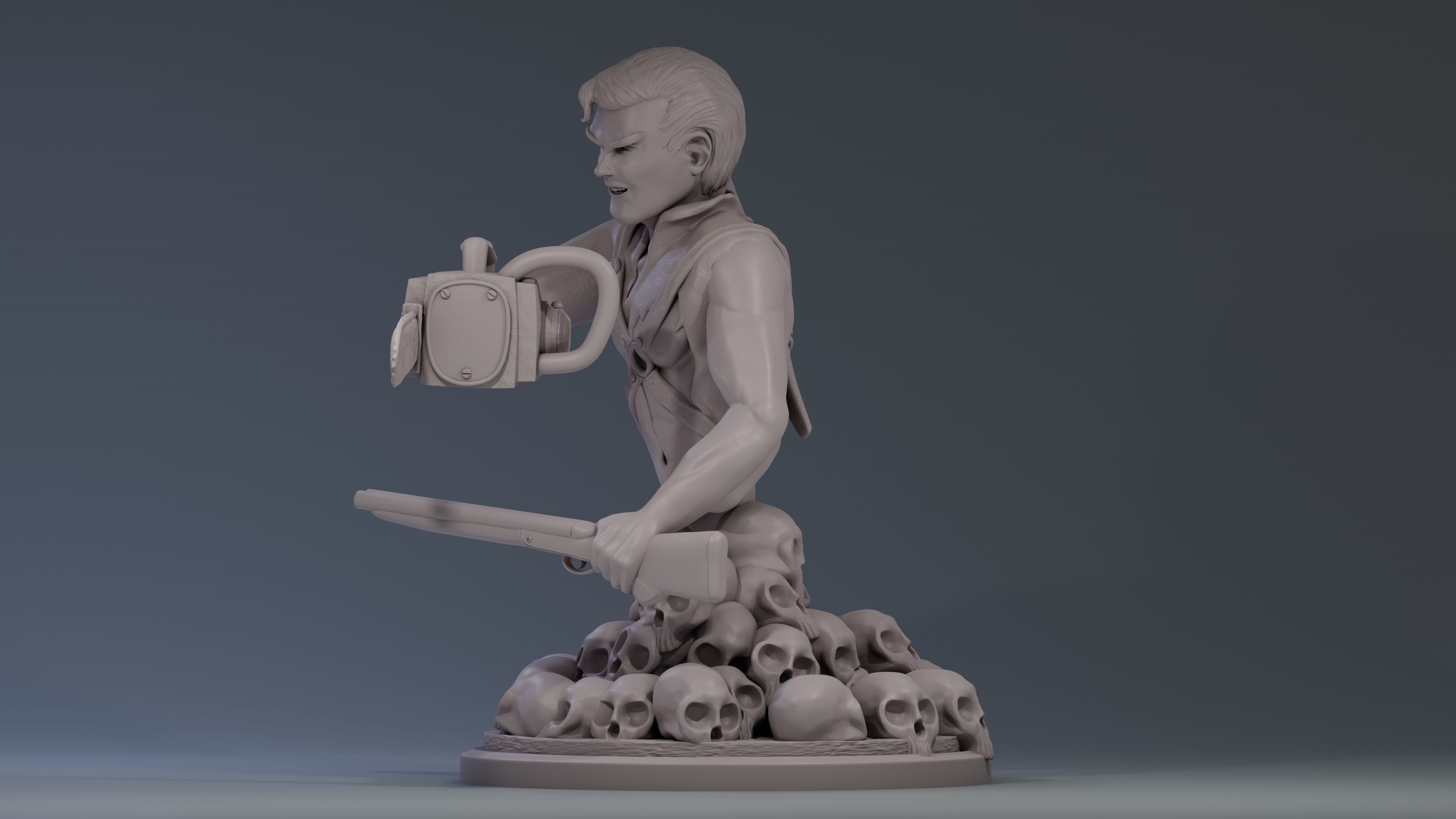 Ash In Evil Dead 2 3D model 3D printable | CGTrader