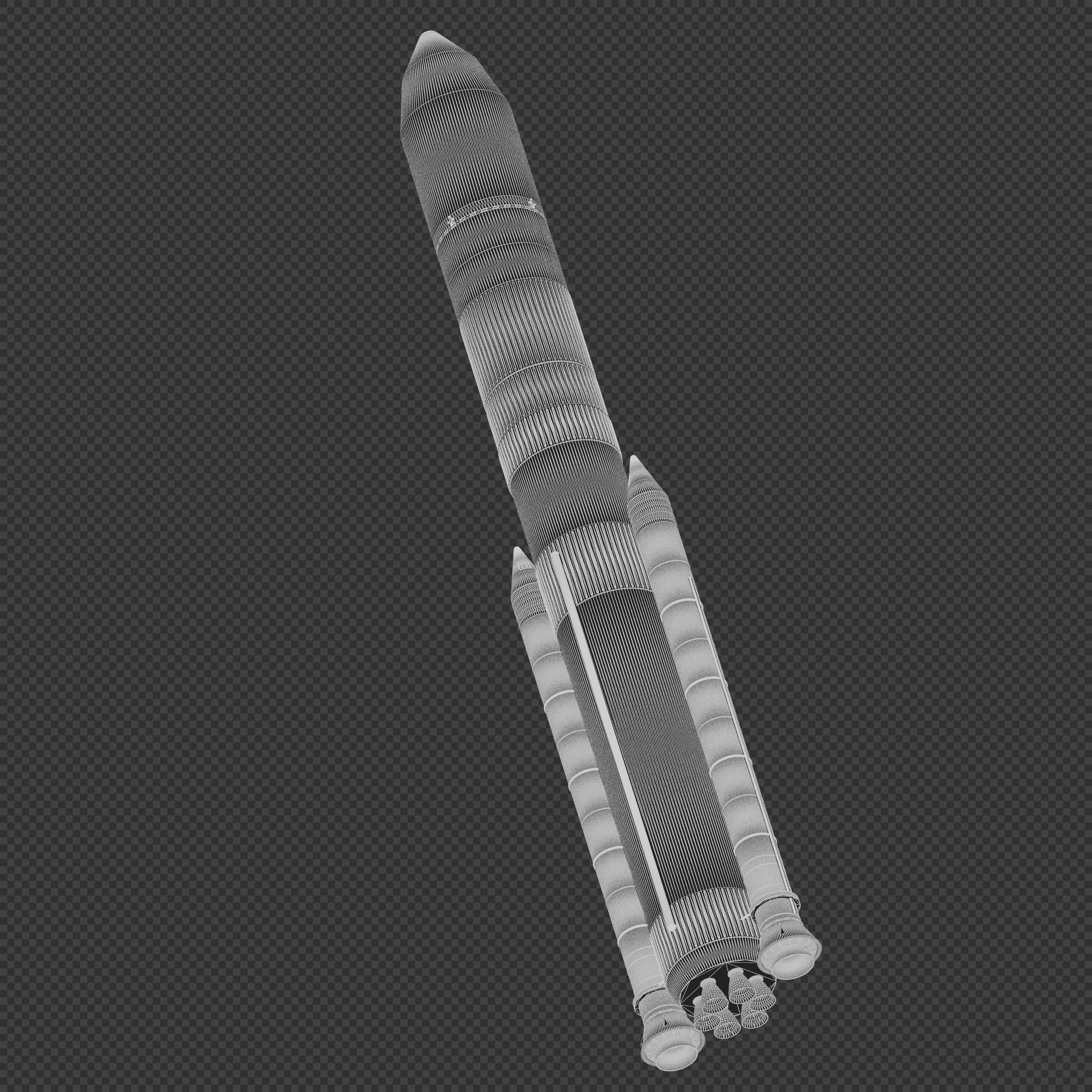 Ares V Rocket 3D model | CGTrader