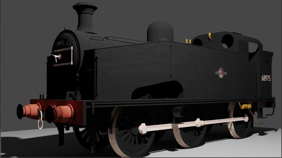 British Railways class J50 Steam locomotive 3D model | CGTrader