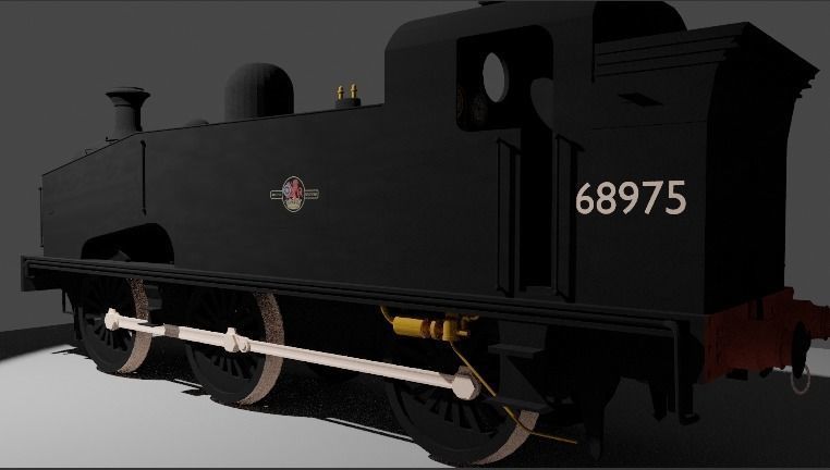 British Railways class J50 Steam locomotive 3D model | CGTrader
