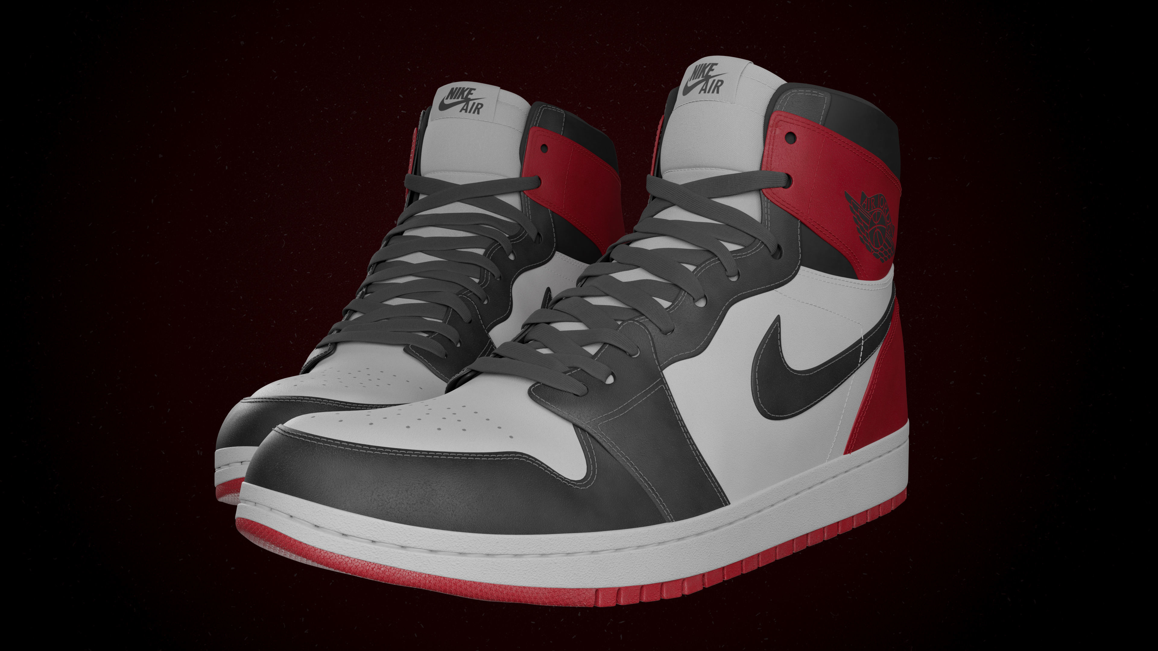Air Jordan 1 Retro High Detail Model PBR 3D model 3D model | CGTrader