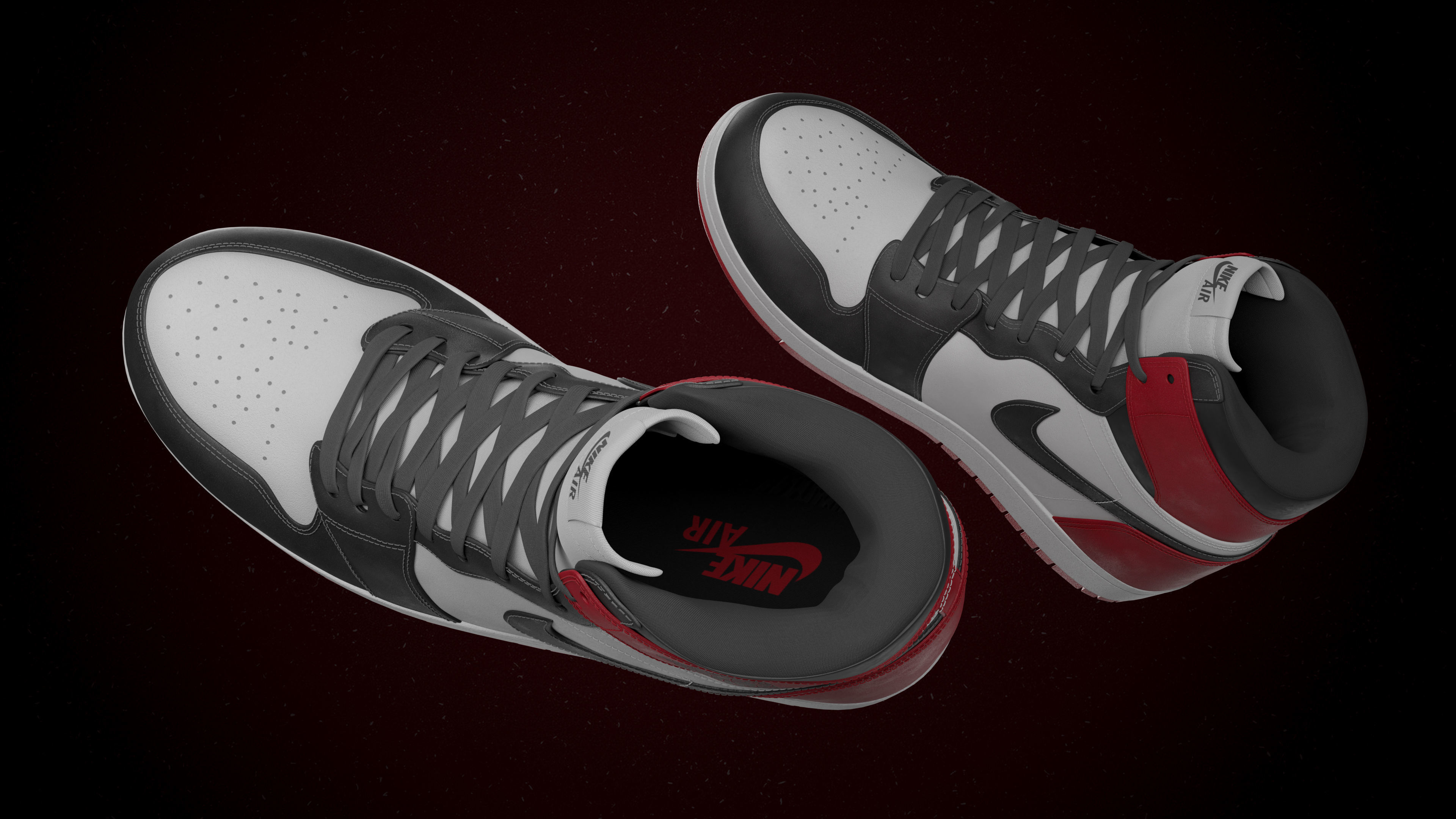 Air Jordan 1 Retro High Detail Model PBR 3D model 3D model | CGTrader