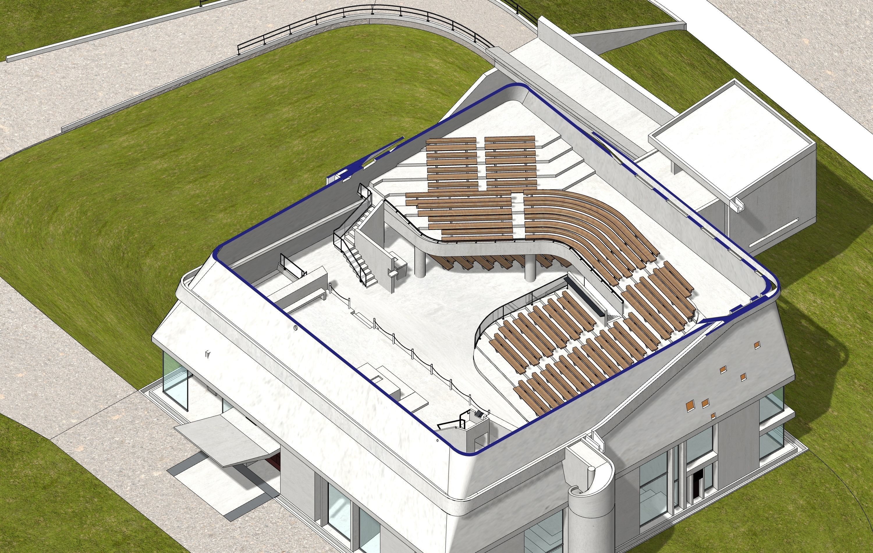 Saint-Pierre Firminy - Le Corbusier 3D model | CGTrader