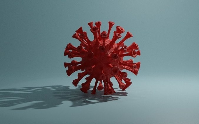 Virus coronavirus 3D model | CGTrader