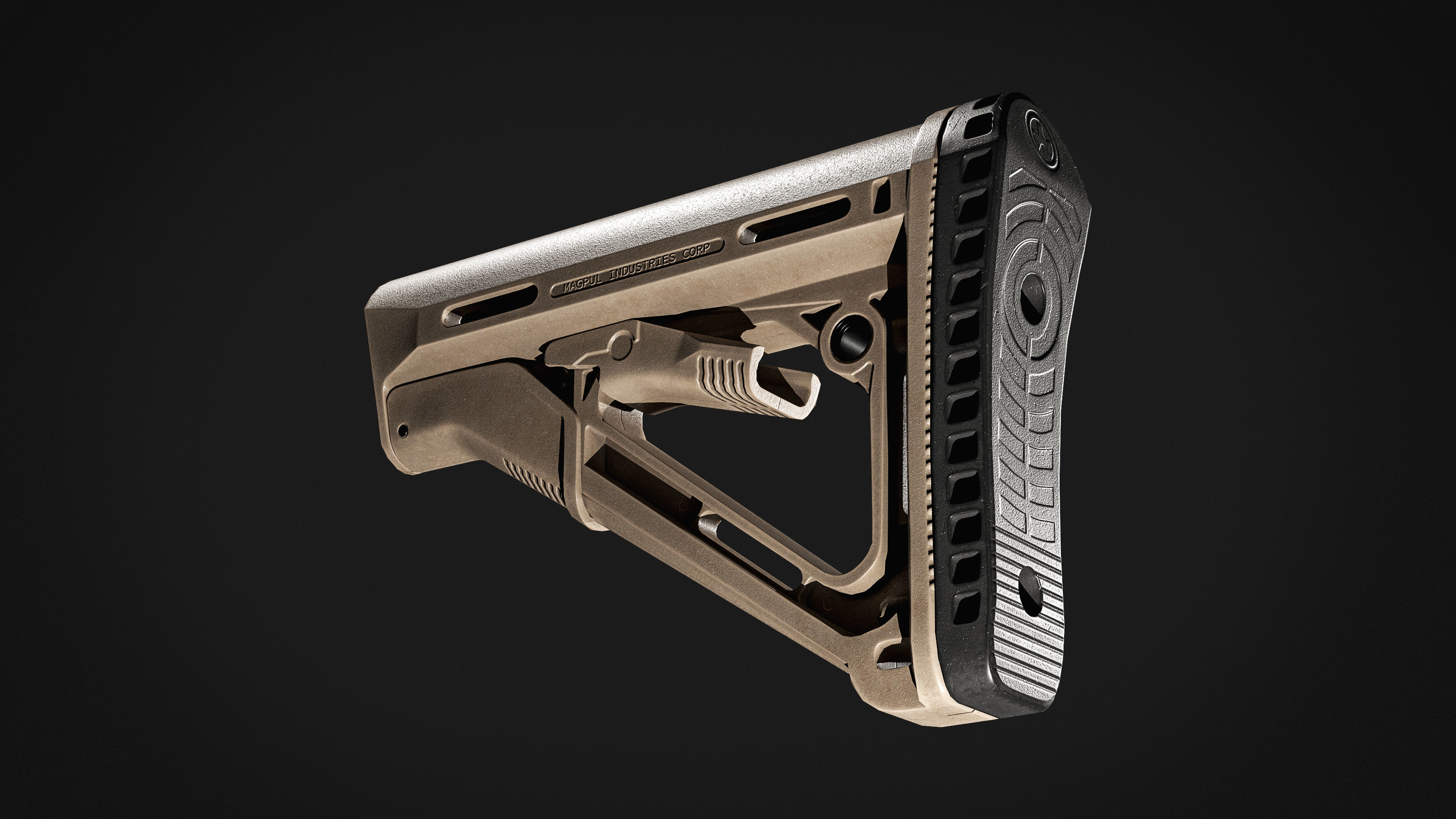 Magpul CTR FDE Buttstock 3D model | CGTrader