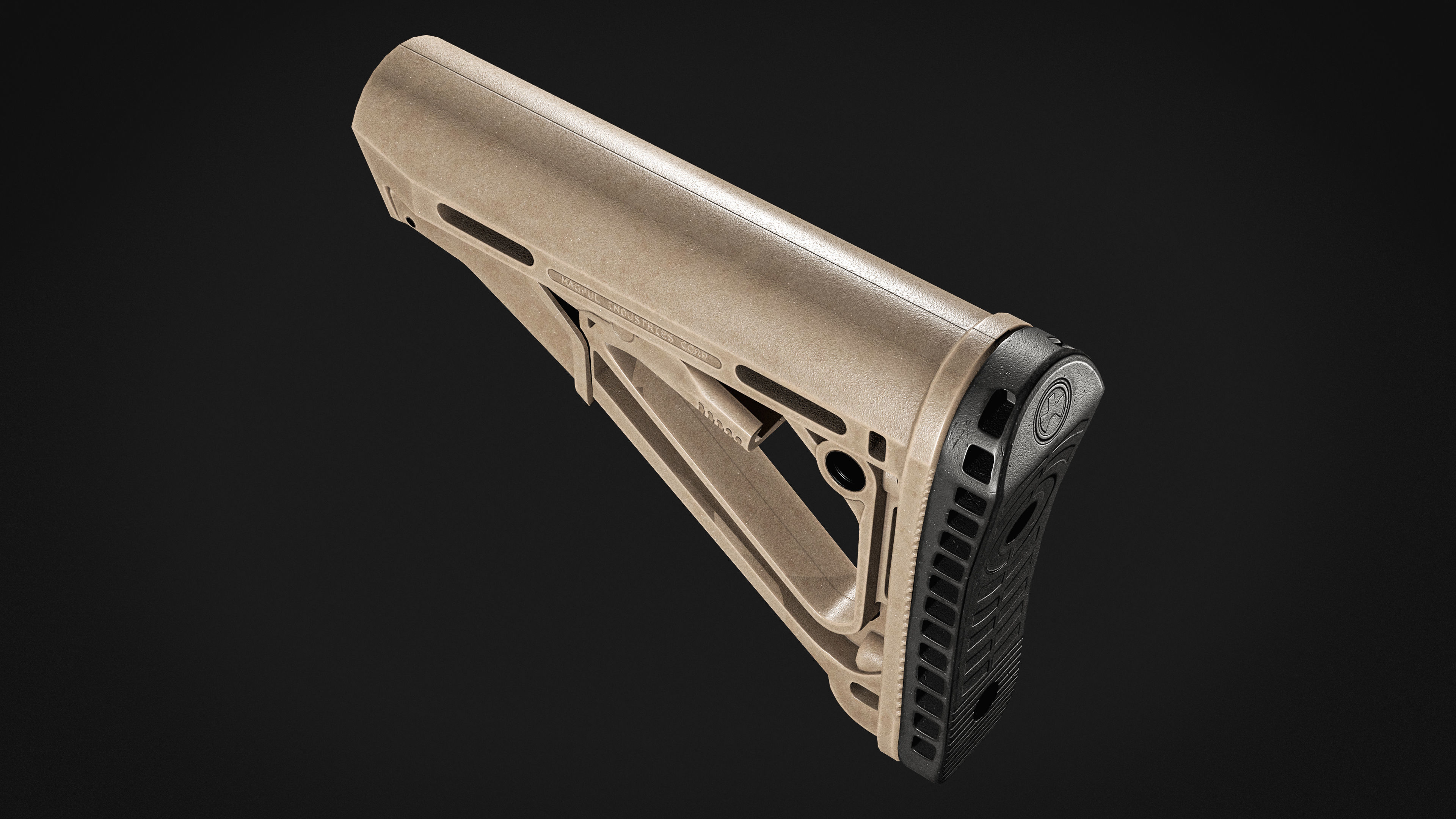 Magpul CTR FDE Buttstock 3D model | CGTrader