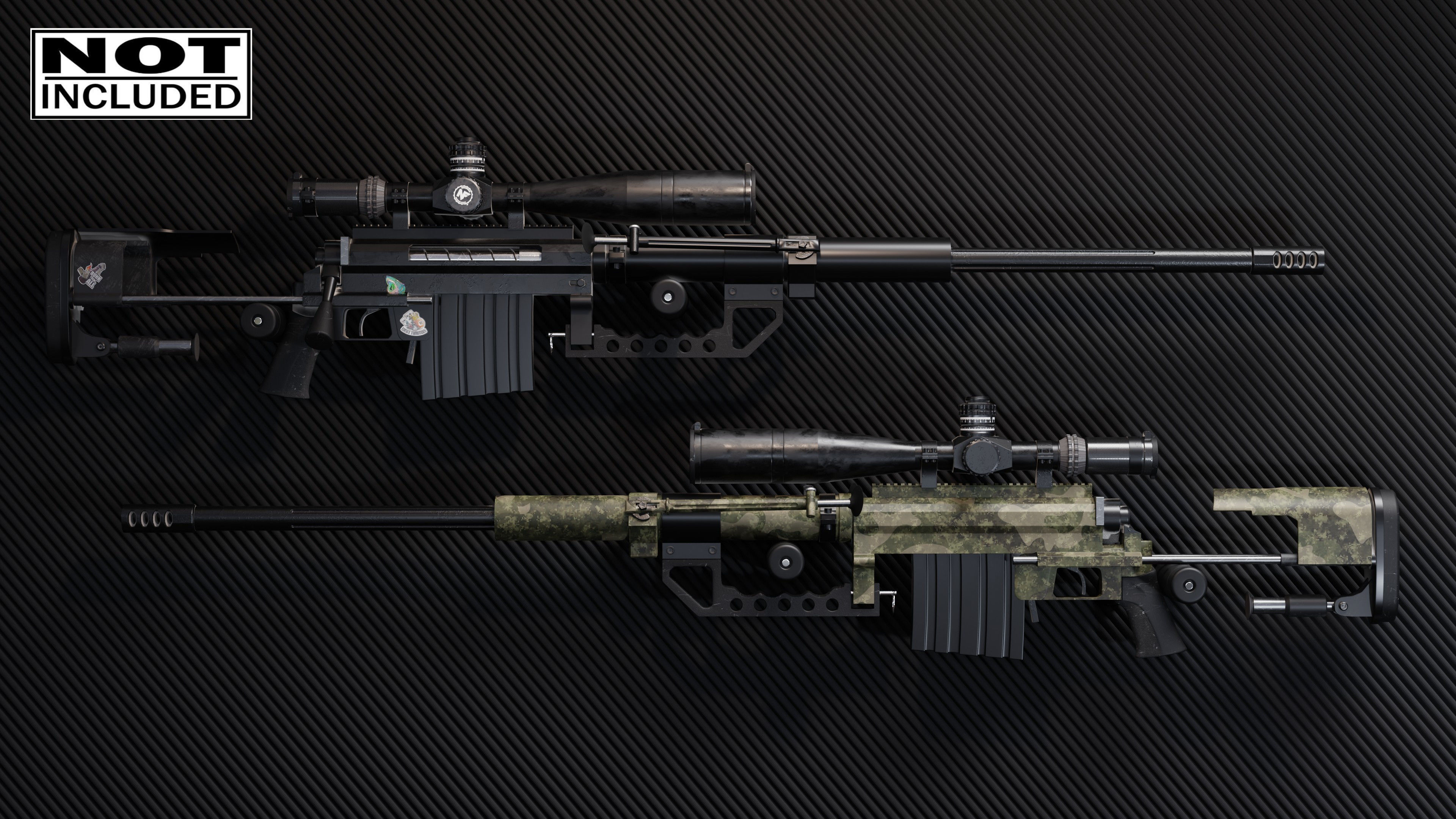 Rifle M200 Intervention Optic Sniper 3D model | CGTrader