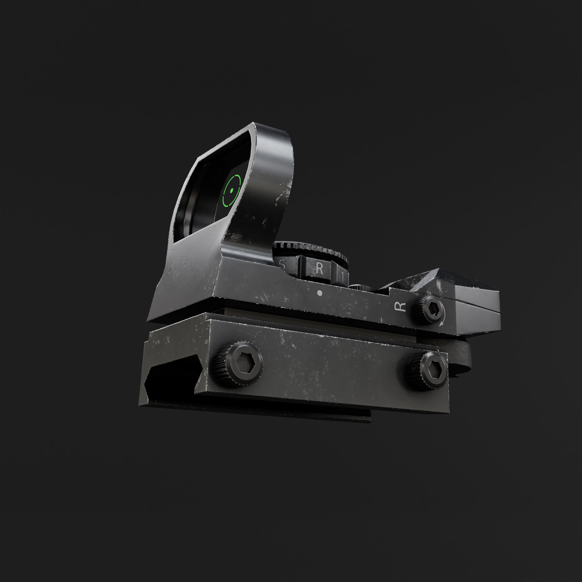 RedDot Sight free VR / AR / low-poly 3D model | CGTrader
