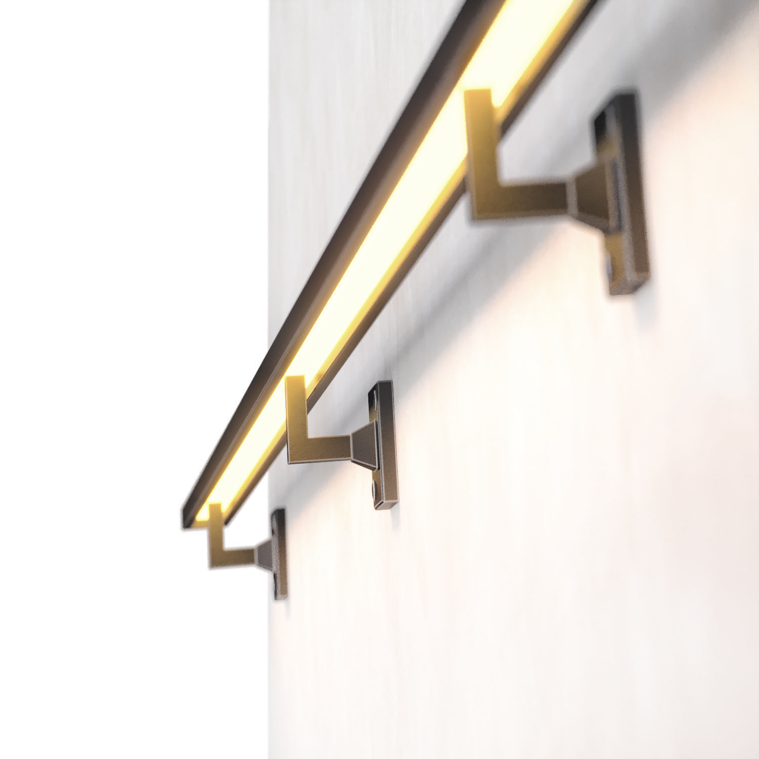 Zigzag stairs 3D model | CGTrader