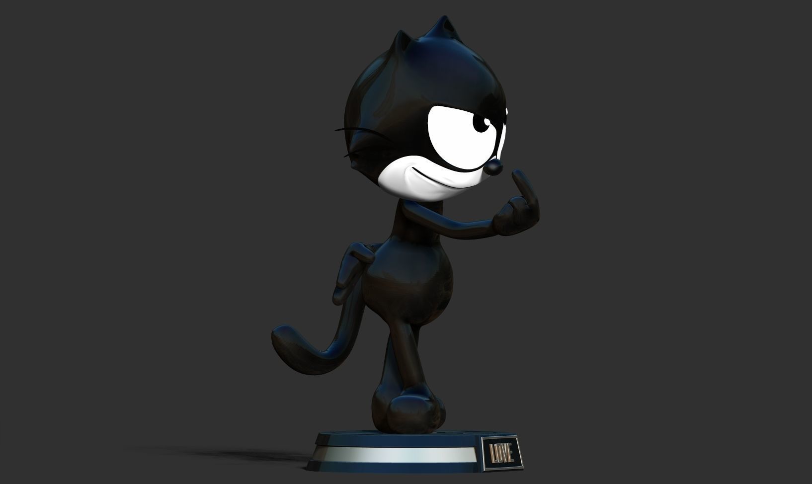 Felix the Cat 2 3D model 3D printable | CGTrader