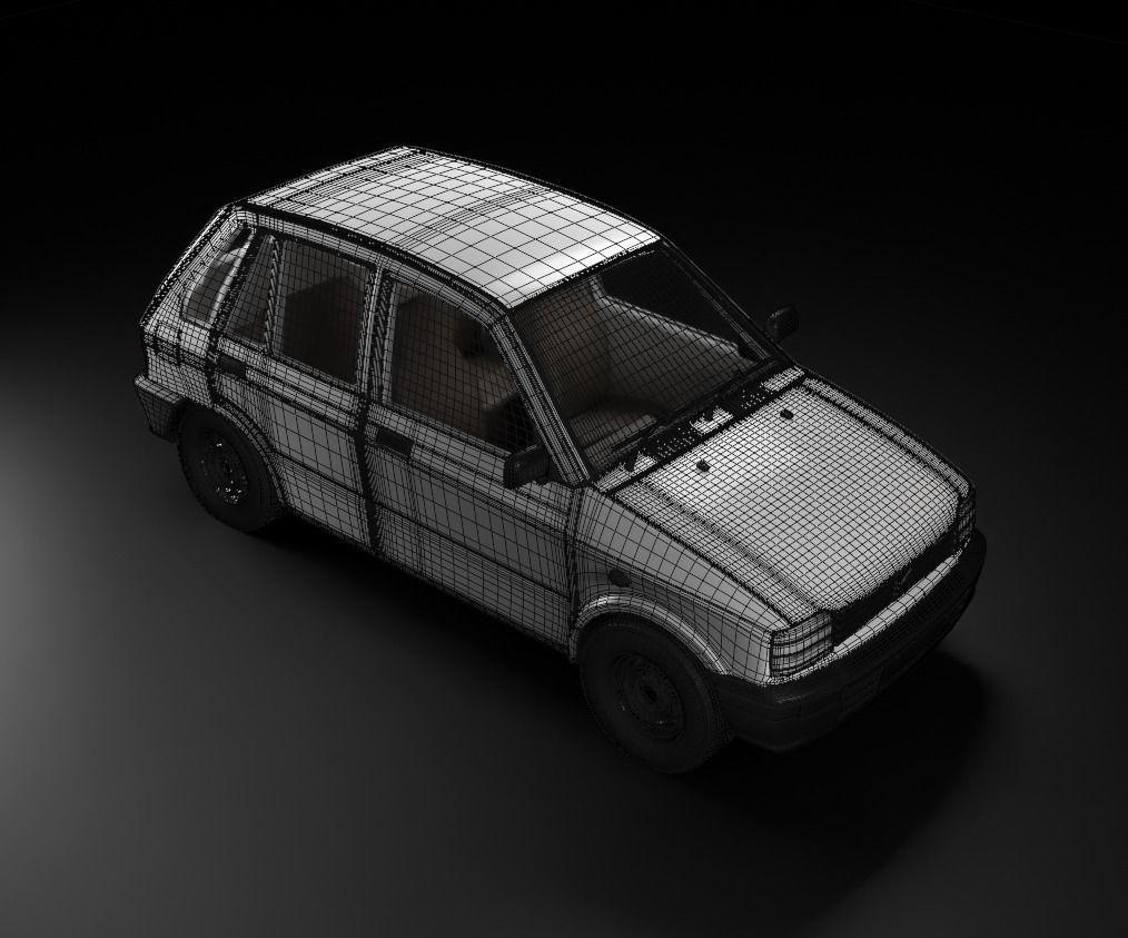 Maruti Car 800 eight hundred 3D model free 3D model | CGTrader