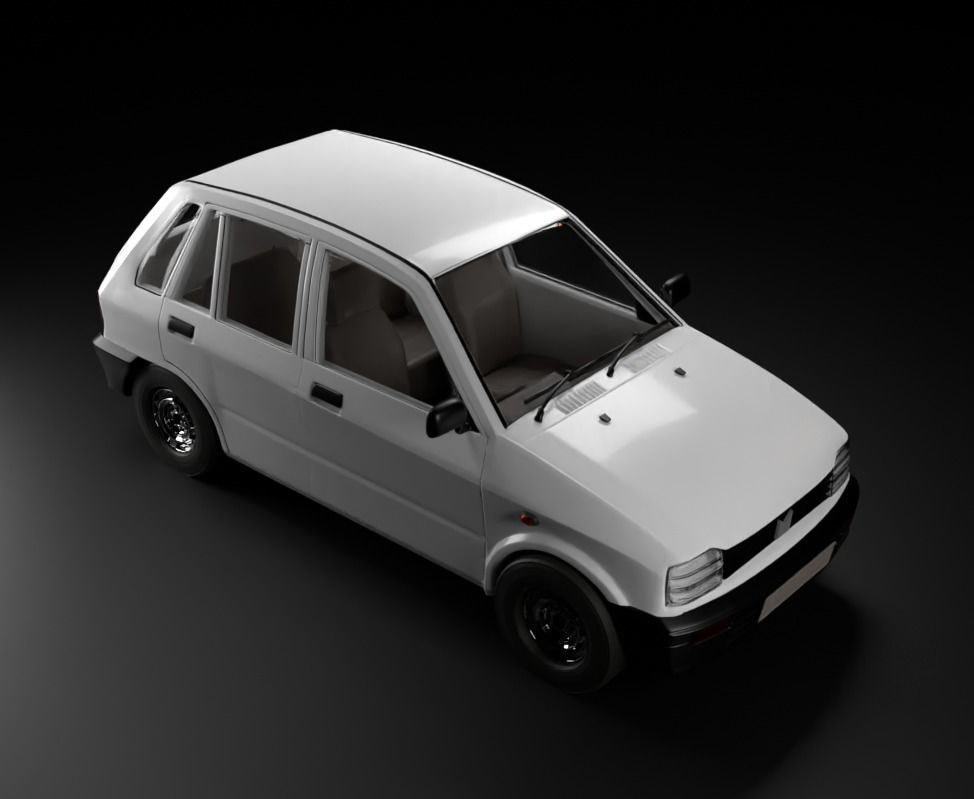 Maruti Car 800 eight hundred 3D model free 3D model | CGTrader