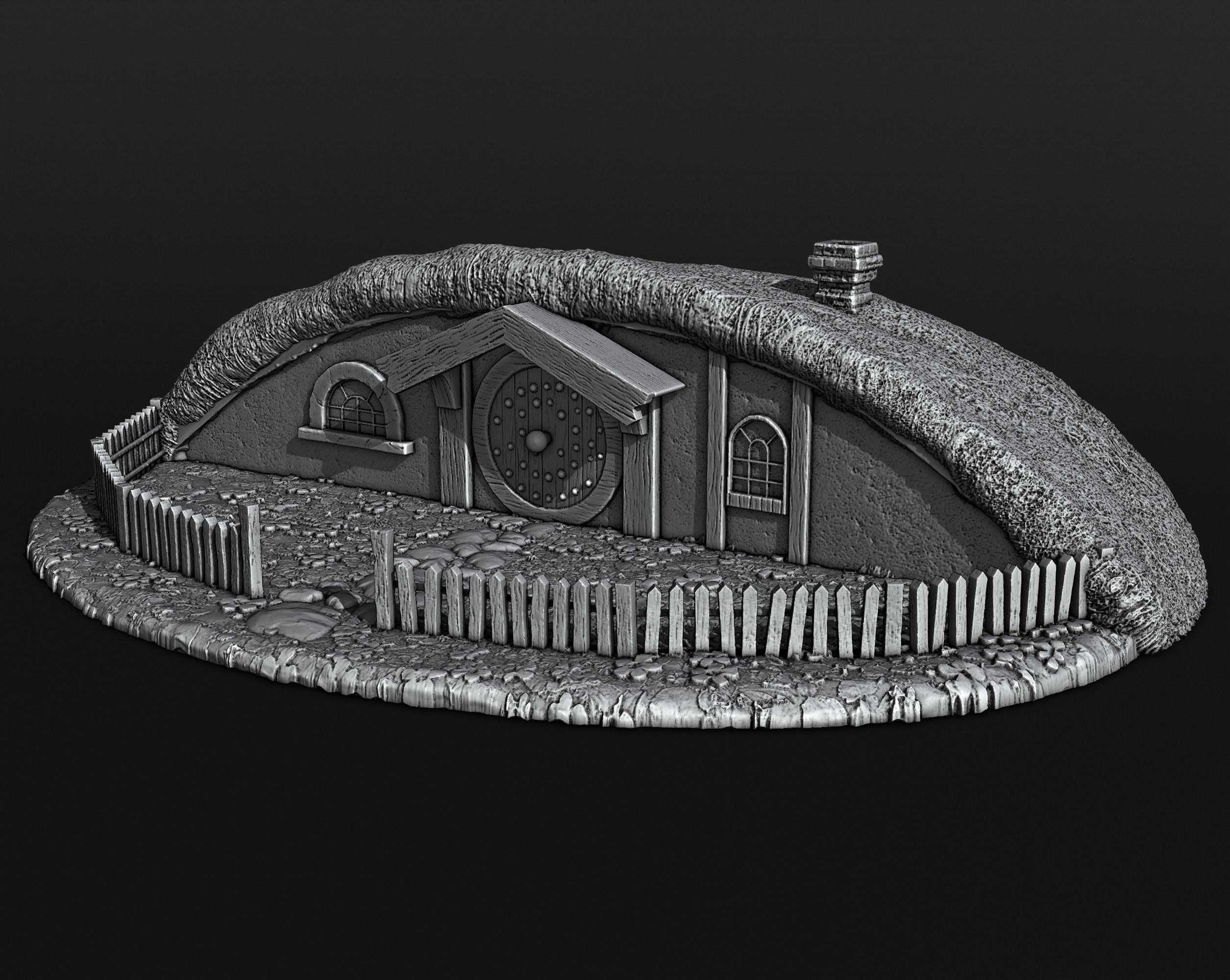 medieval house 3D model 3D printable | CGTrader