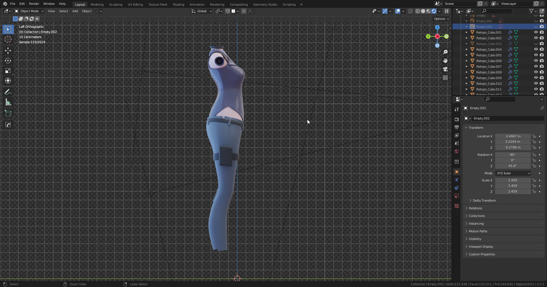 Koukaku Kidoutai 3D model in Blender 3D model | CGTrader