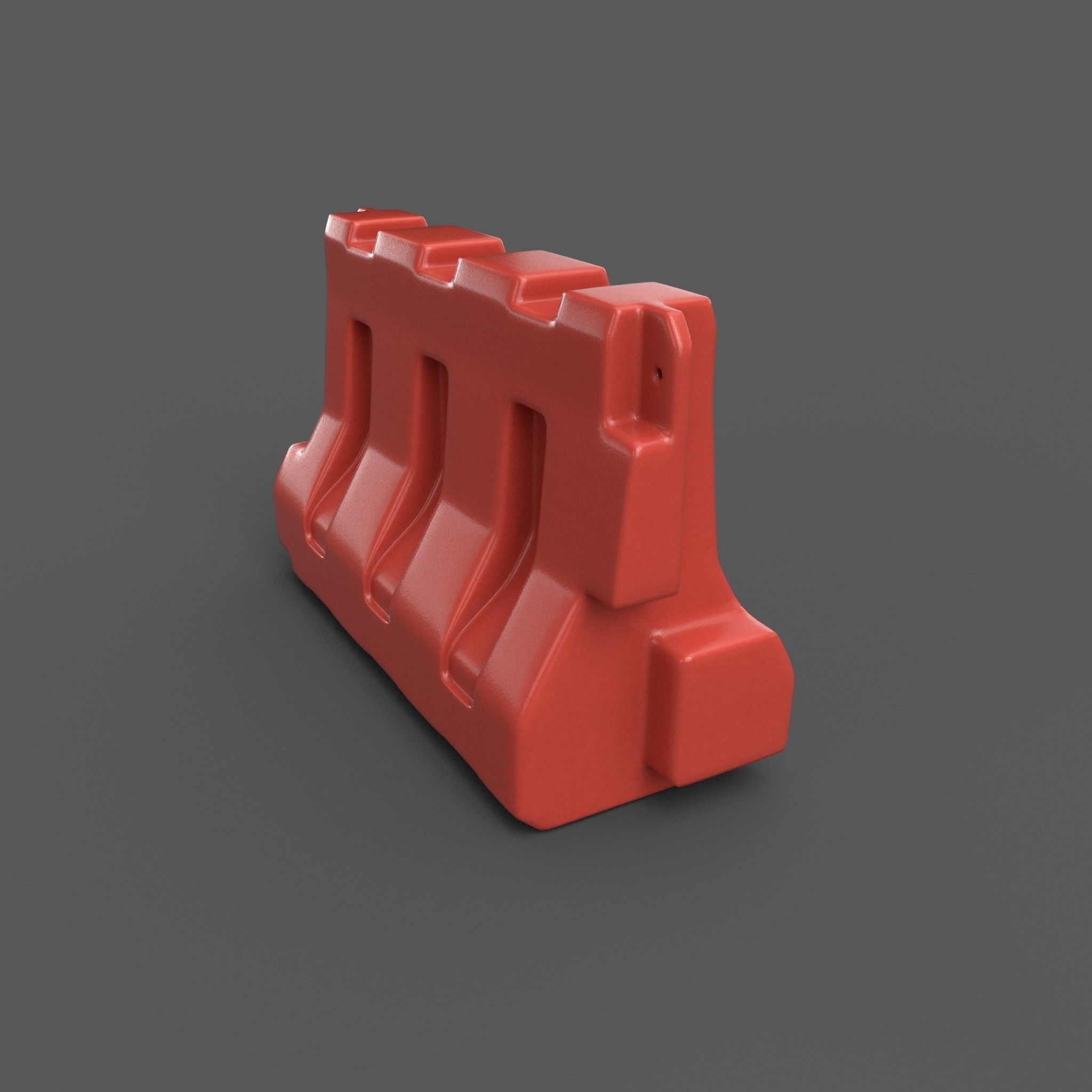 3D model Plastic Barrier Modular Game Ready VR / AR / low-poly | CGTrader