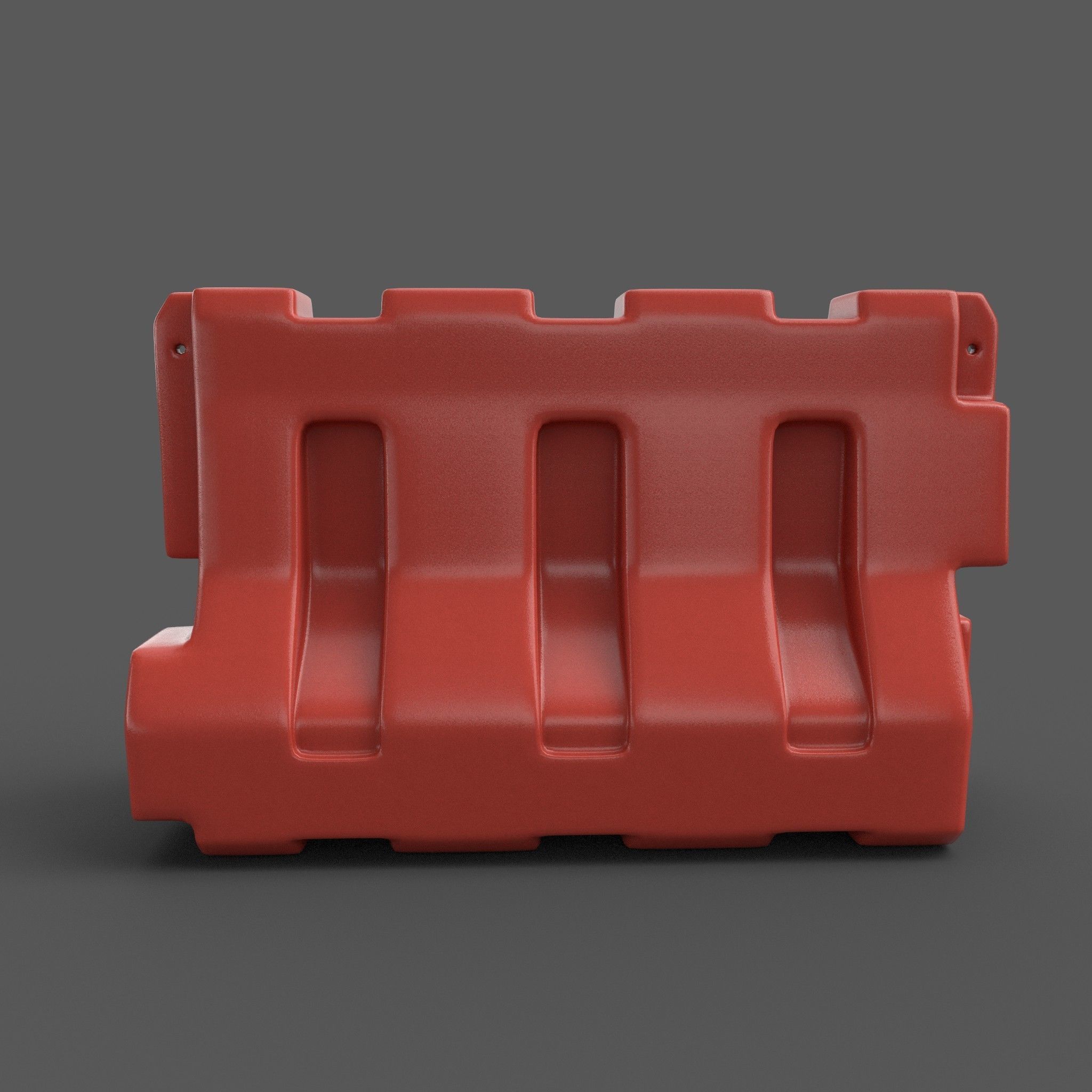 3D model Plastic Barrier Modular Game Ready VR / AR / low-poly | CGTrader